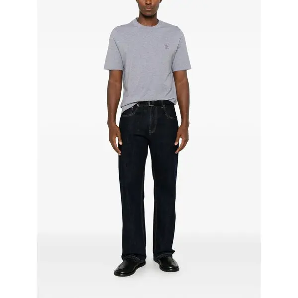Brunello Cucinelli Grey T-shirts & Vests T-shirts