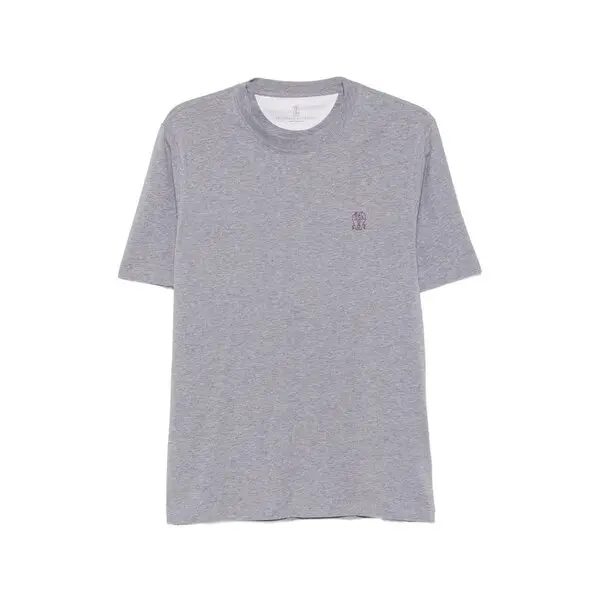 Brunello Cucinelli Grey T-shirts & Vests T-shirts - Gray