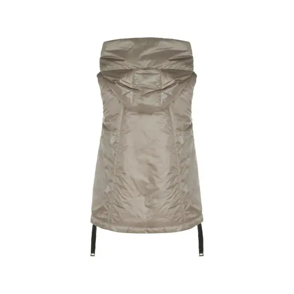 Max Mara Sleeveless Hooded Vest - Brown