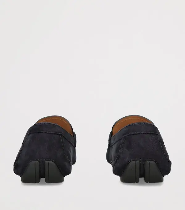 FERRAGAMO Nubuck Front 4 Driving Shoes