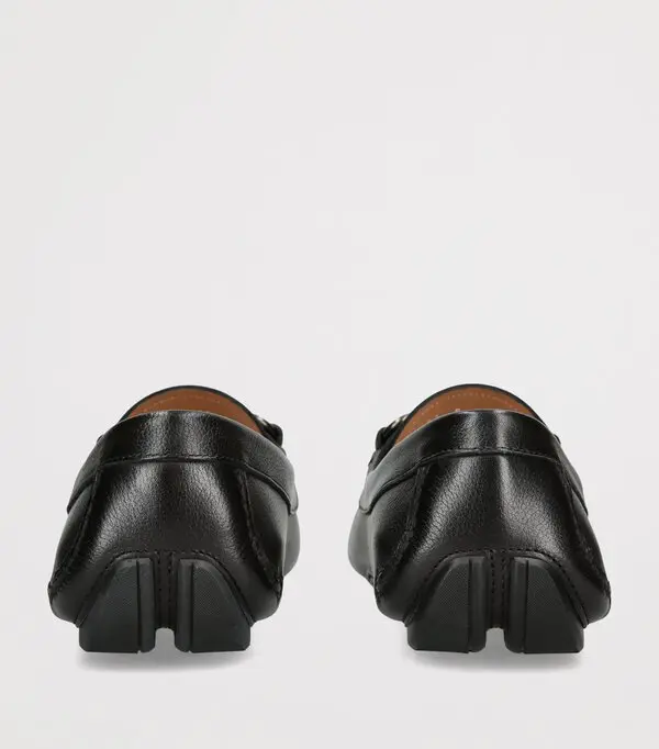 FERRAGAMO Leather Parigi Driving Shoes