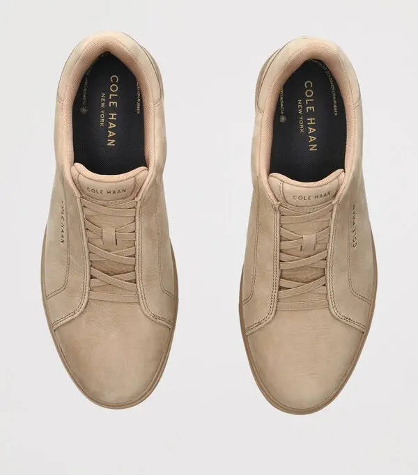 Cole Haan Leather Grandprø Luxe Slip-on Sneakers