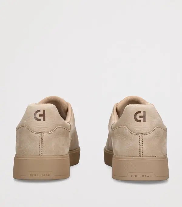 Cole Haan Leather Grandprø Luxe Slip-on Sneakers - Brown