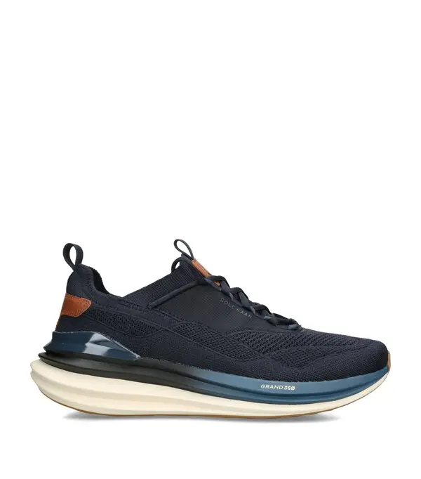 Cole Haan Riginalgrand Quadstar Stitchlite Running Trainers - Navy