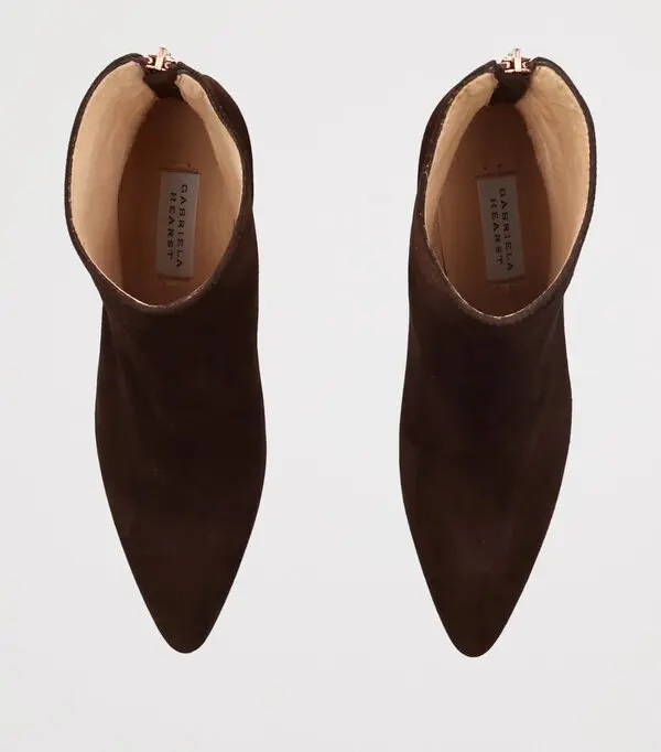 Gabriela Hearst Suede Clayton Boots - Brown