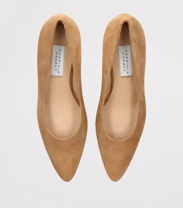 Gabriela Hearst Suede Peggy Heeled Pumps 50