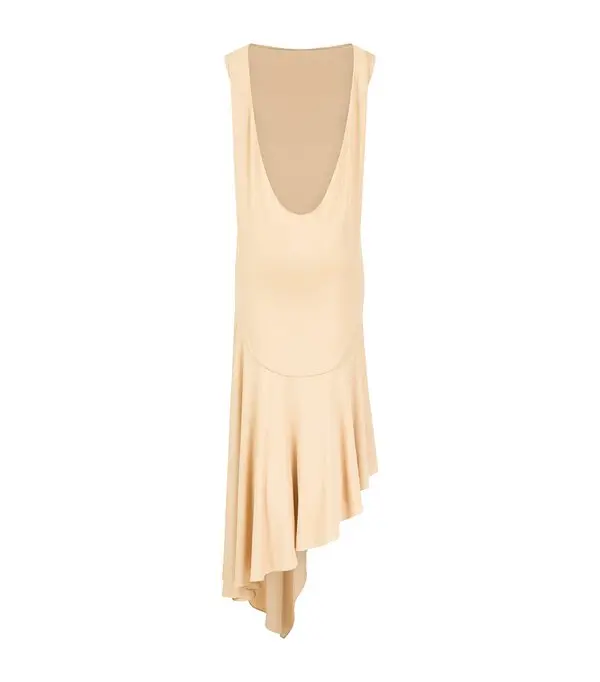 Alaïa Jersey Asymmetric Midi Dress
