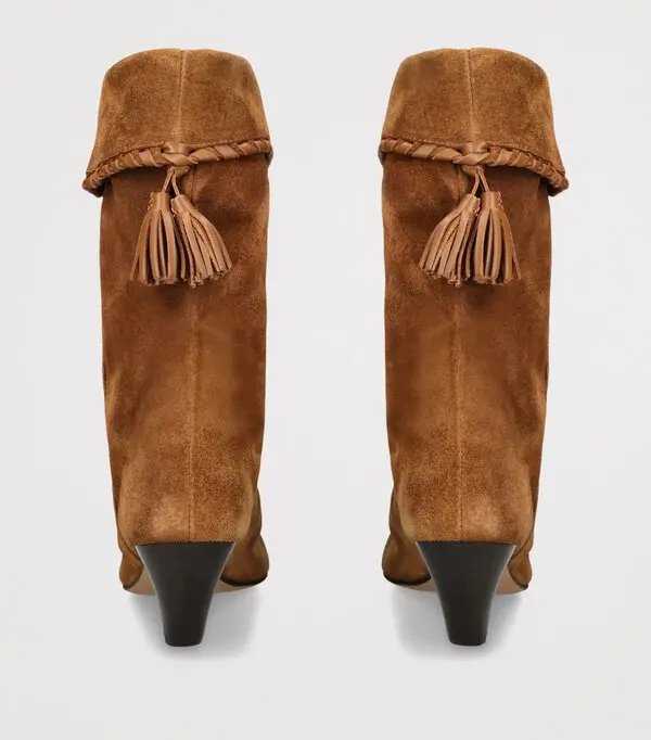 Isabel Marant Étoile Suede Dalby Heeled Boots 55