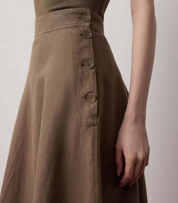 Ralph Lauren Linen Kenzie Skirt