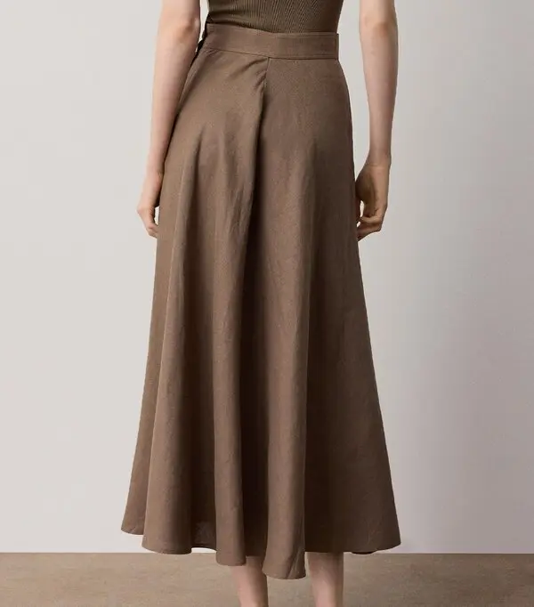 Ralph Lauren Linen Kenzie Skirt