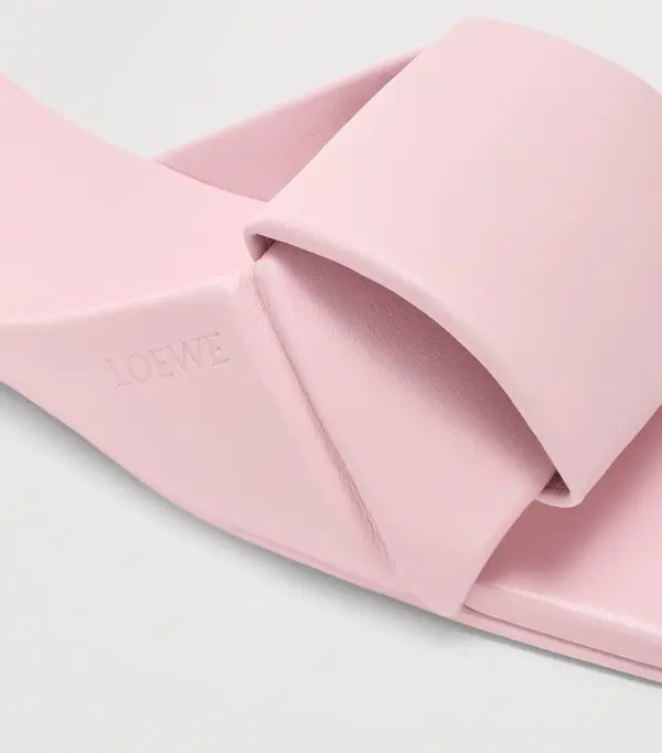 Loewe Leather Origami Slides