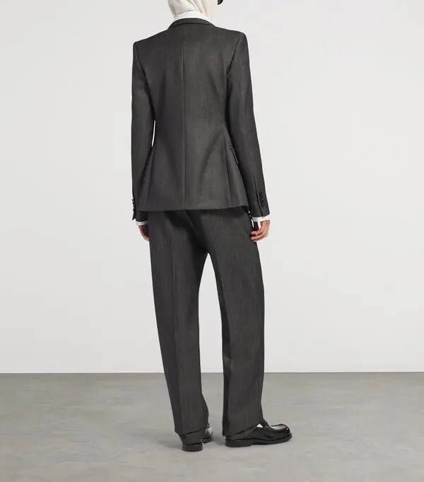 Balenciaga Wool Twill Blazer