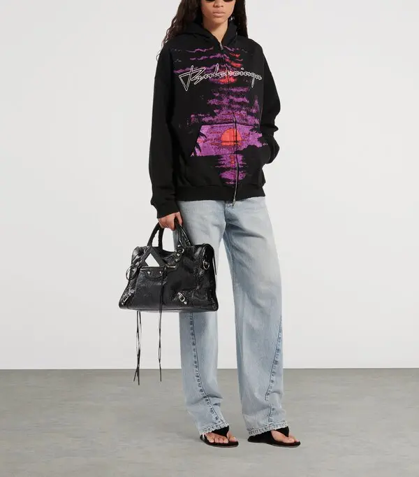 Balenciaga Cotton Dream Print Hoodie
