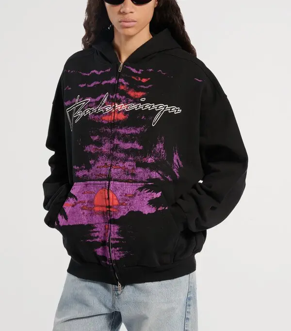Balenciaga Cotton Dream Print Hoodie