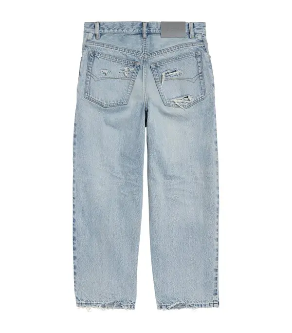 Balenciaga Jackie Cropped Straight-leg Jeans
