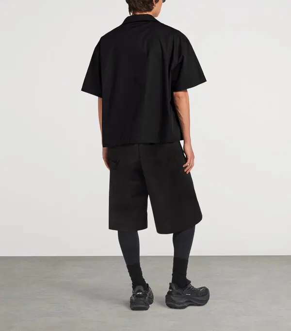 Balenciaga Graphic Print Bowling Shirt