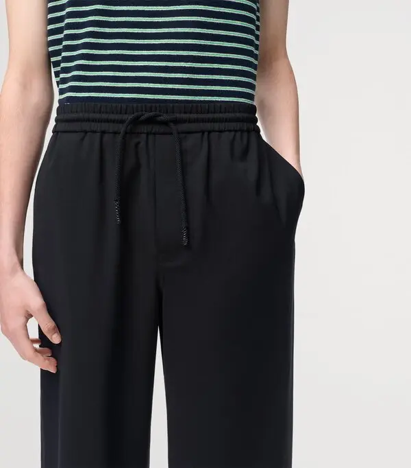 Loewe Wool-blend Drawstring Trousers