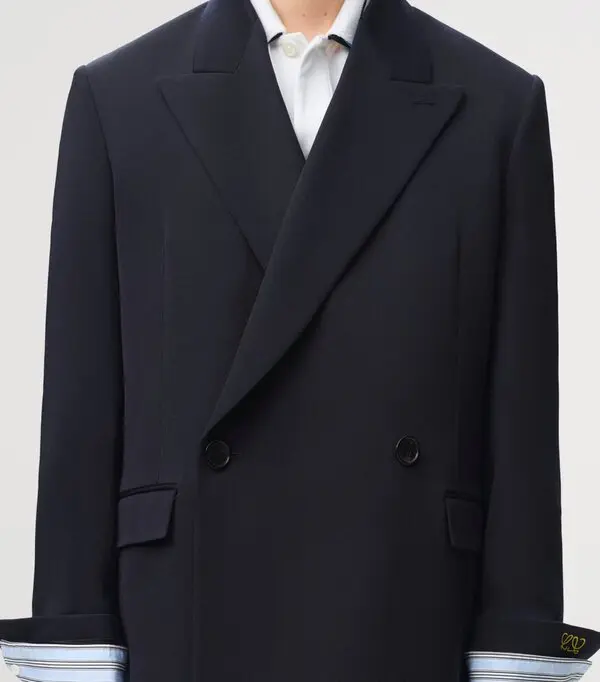 Loewe Double-breasted Jacket With Cuffs