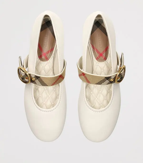 Burberry Leather Robin Ballet Flats