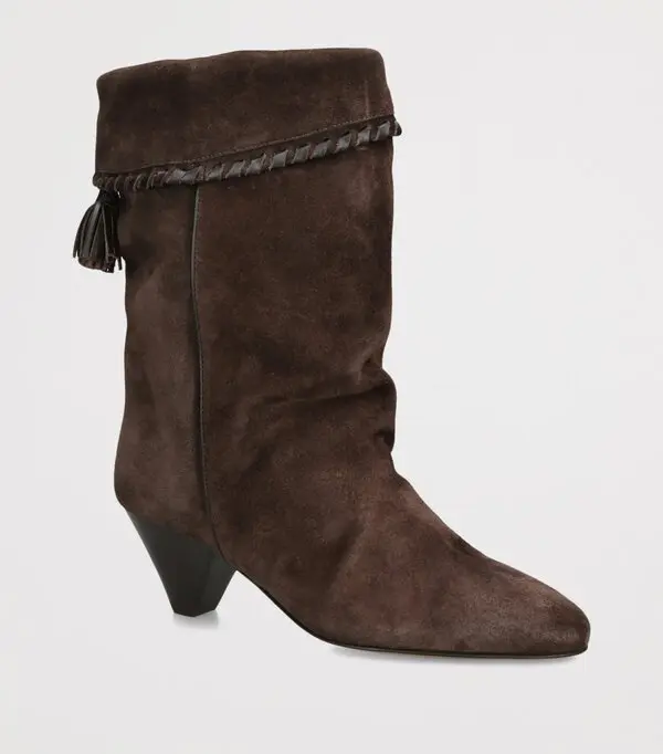 Isabel Marant Étoile Suede Dalby Heeled Boots 55