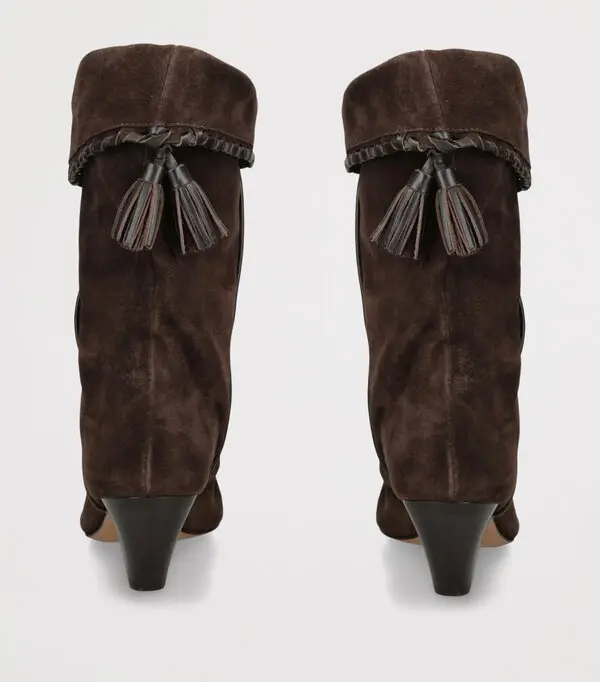Isabel Marant Étoile Suede Dalby Heeled Boots 55