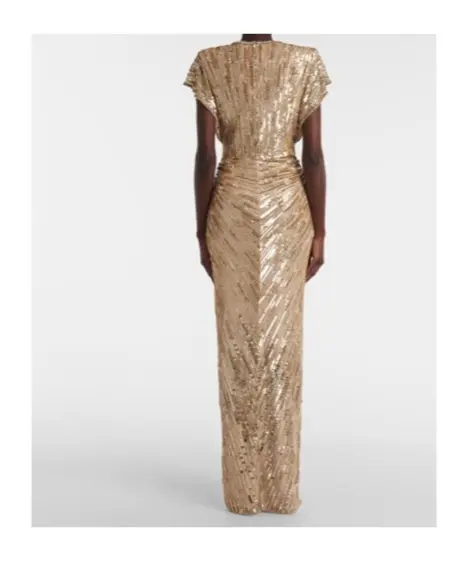 Jenny Packham Zola Sequined Tulle Gown