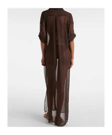 ZANELLATO Mika Sheer Maxi Shirt Dress
