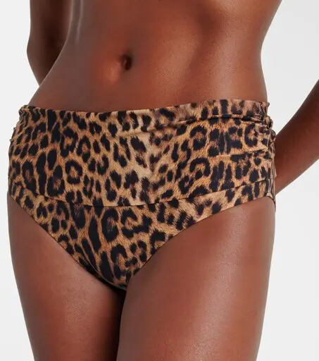 Melissa Odabash Bel Air Leopard-print Bikini Bottoms
