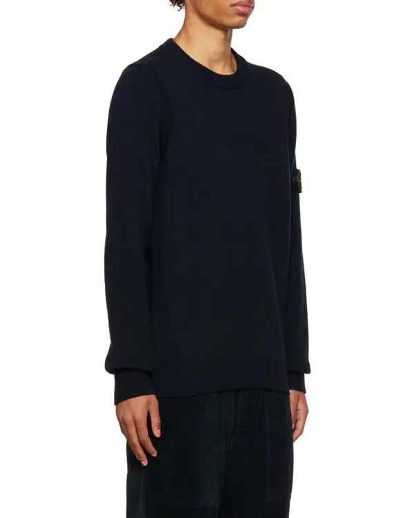 Stone Island Compass-patch Knitted Jumper