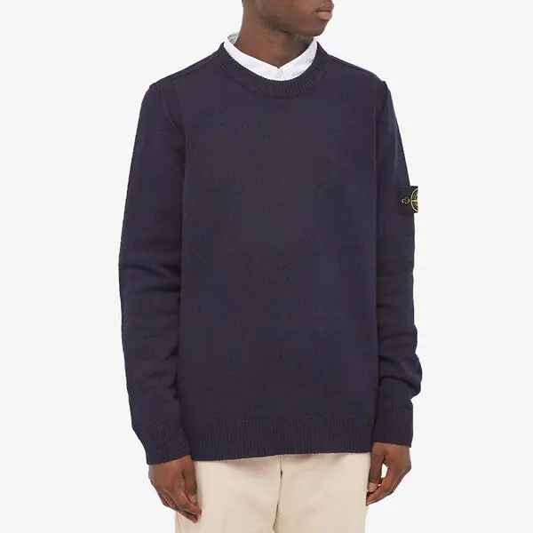 Stone Island Compass-patch Knitted Jumper