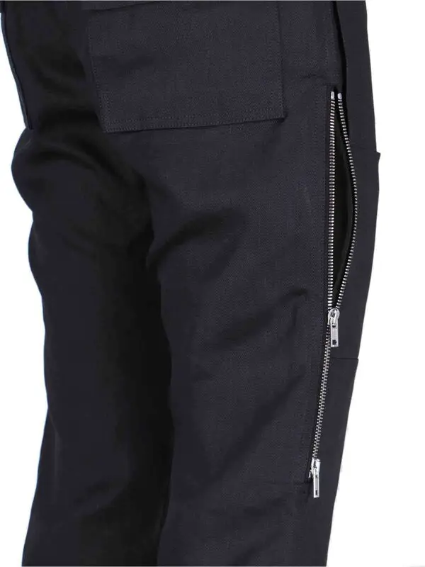 Rick Owens Zip-detailed Drawstring Pants
