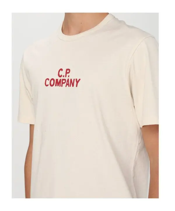 C.P. COMPANY Logo-printed Crewneck T-shirt