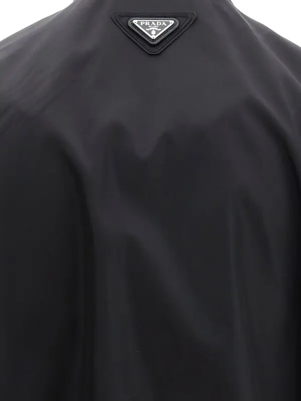 Prada Triangle-logo Zipped Oversized Jacket