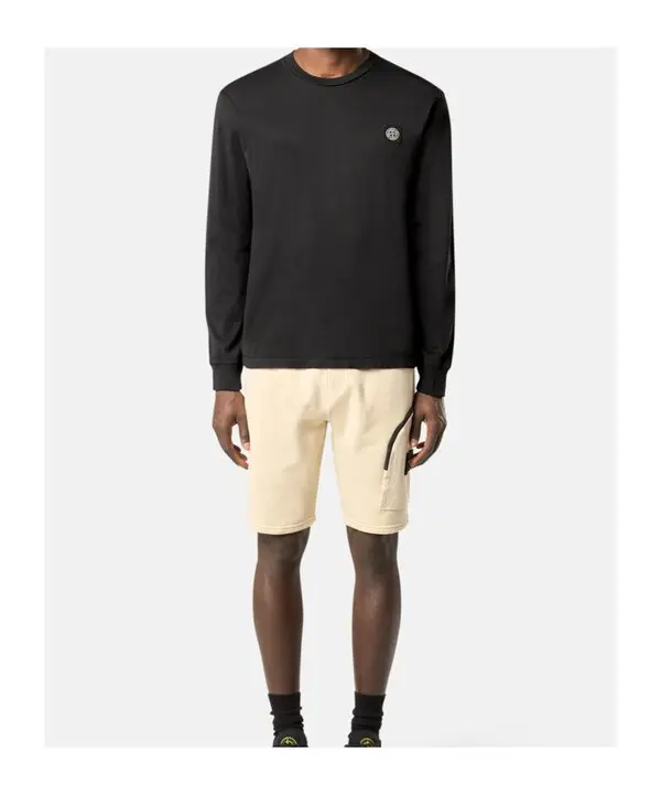 Stone Island Logo-patch Cotton Sweatshirt