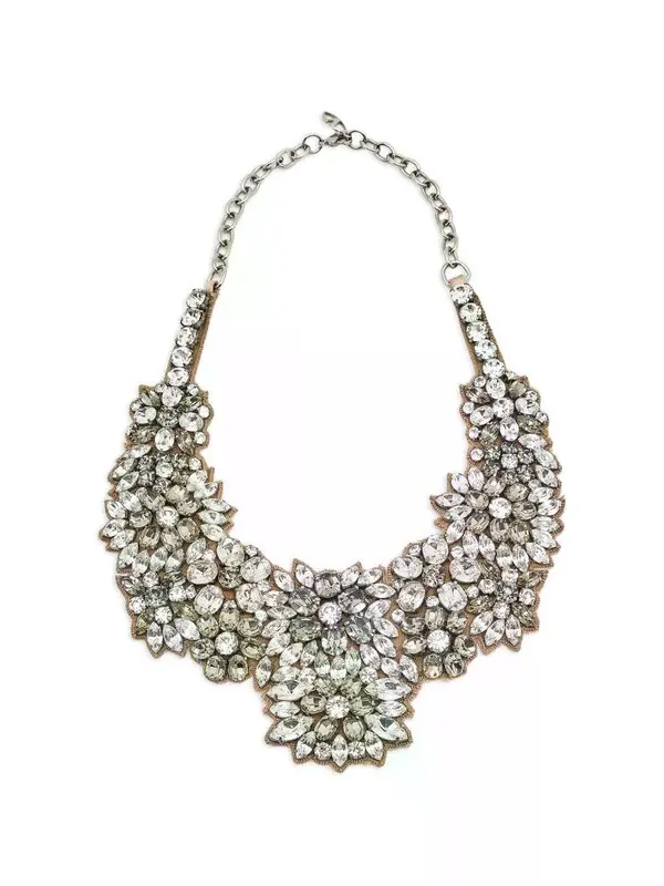 Valentino Garavani Embellished Cable-link Necklace - Silver