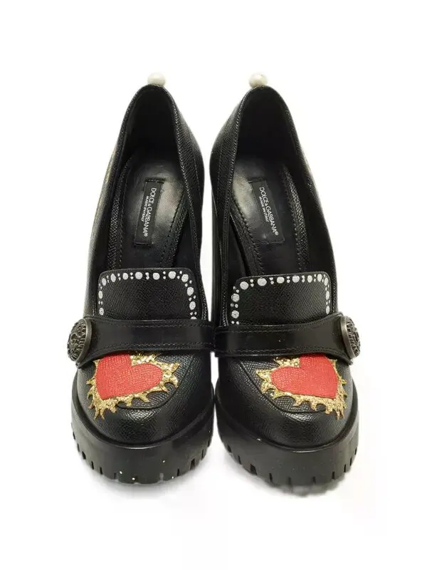 Dolce & Gabbana Edna Heart-patch Pumps
