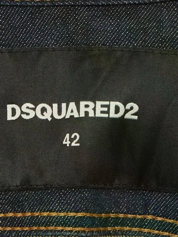 Dsquared2 Distressed Denim Sleeveless Jacket