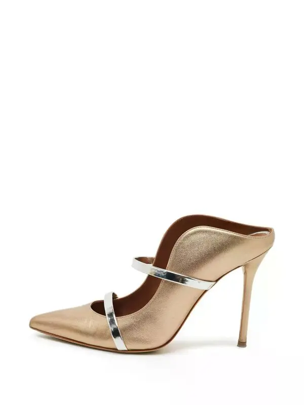 MALONE SOULIERS Maureen Metallic Heeled Mules