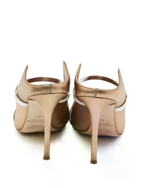 MALONE SOULIERS Maureen Metallic Heeled Mules