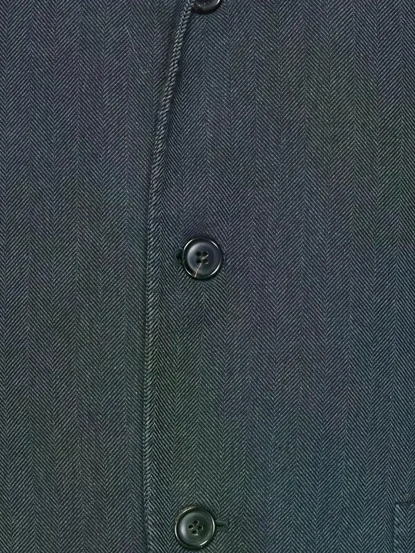Ermenegildo Zegna Herringbone-pattern Single-breasted Blazer