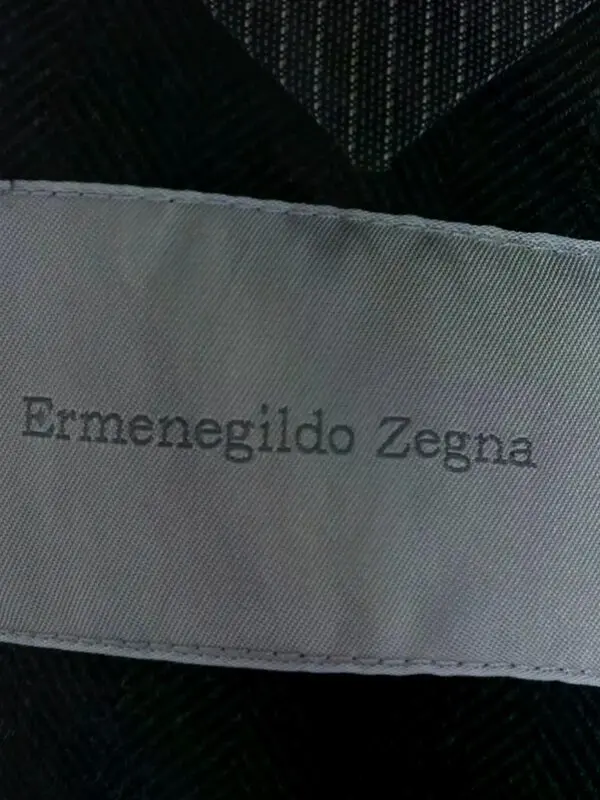 Ermenegildo Zegna Herringbone-pattern Single-breasted Blazer
