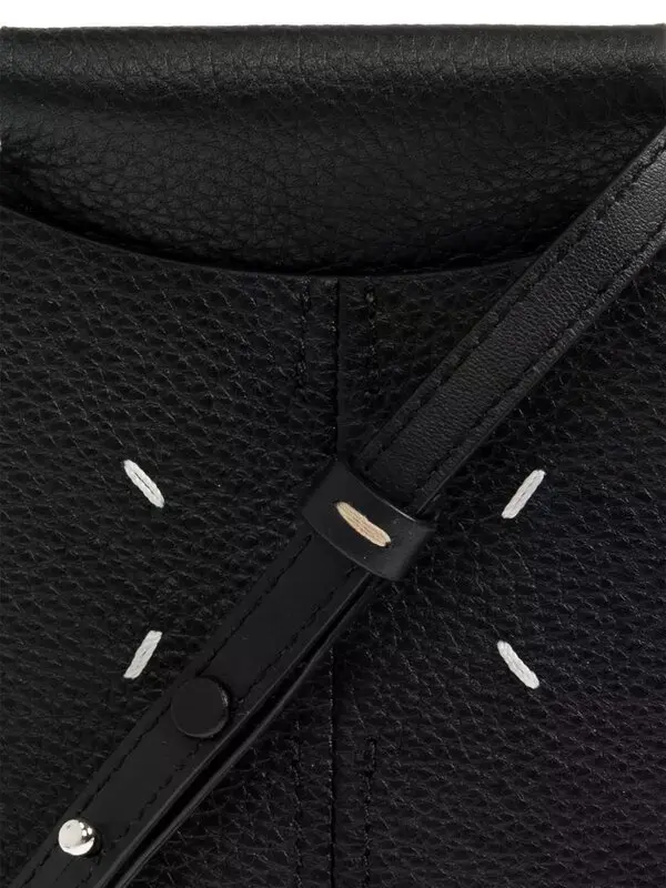 MAISON MARGIELA Grained-leather Phone Holster Bag