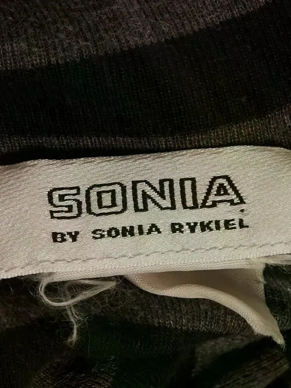 Sonia Rykiel Paris Striped Belted Top