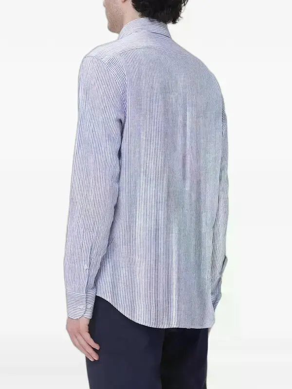 BROOKSFIELD Striped Linen Shirt