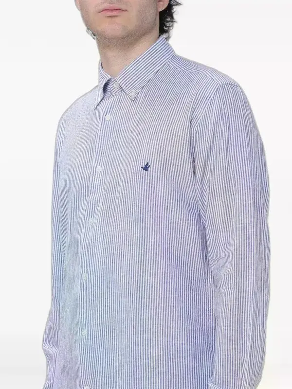 BROOKSFIELD Striped Linen Shirt