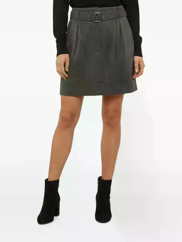 Brunello Cucinelli Pleated Midi Skirt - Grey