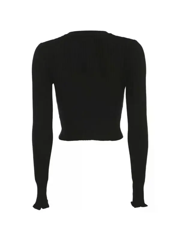 Rabanne Cropped Zip-up Cardigan