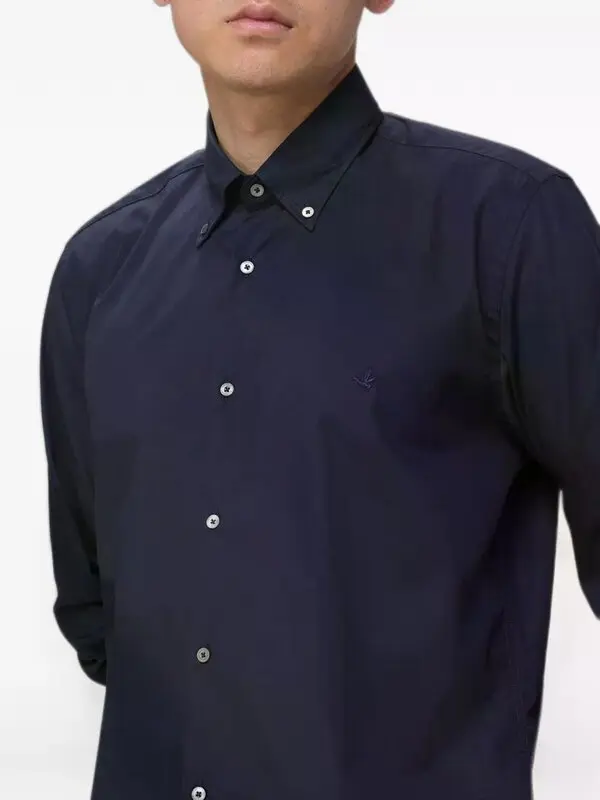 BROOKSFIELD Cotton-poplin Button-down Shirt