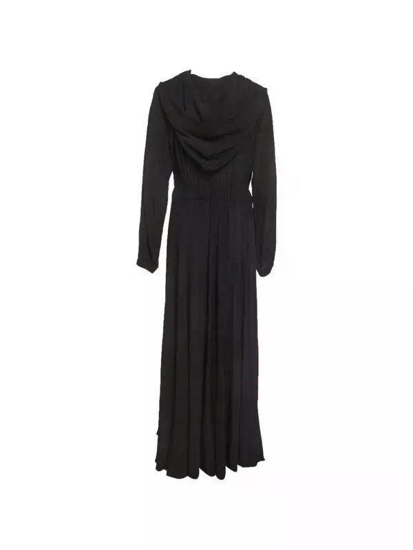 424 Zipped Hooded Maxi Dress