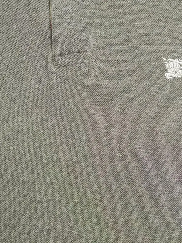 Burberry Embroidered-logo Short-sleeve Polo Shirt